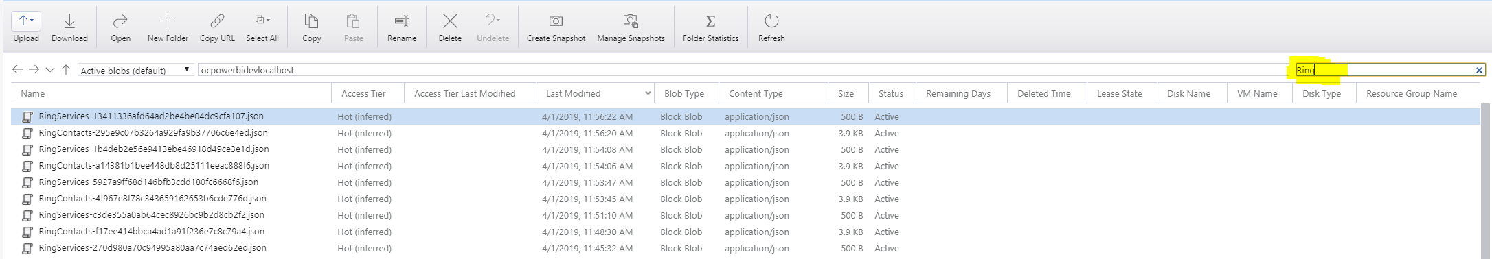 Blobs Not Shown Until Searched · Issue 1264 · Microsoft