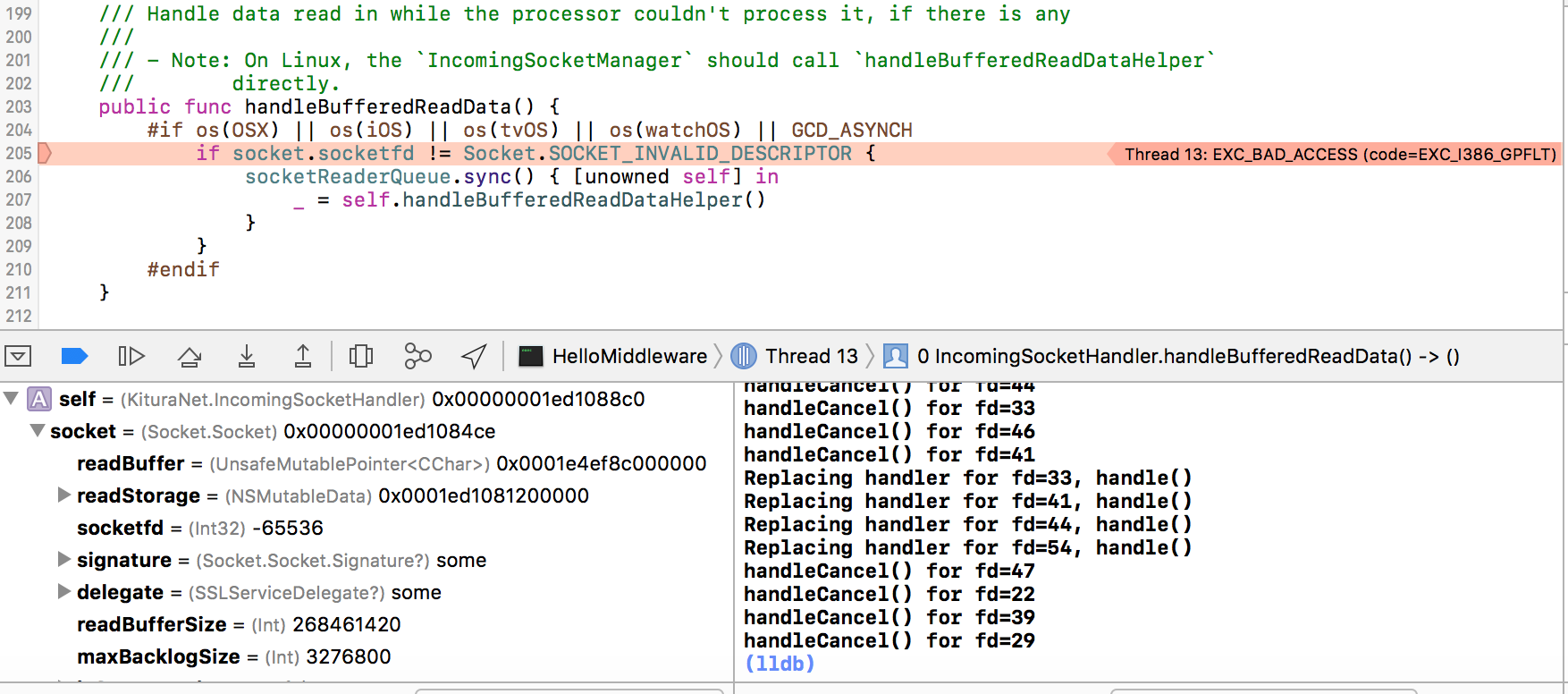 Crashes on Mac with KituraPageLeakSpike and JMeter driver · Issue #1034 · Kitura/Kitura · GitHub