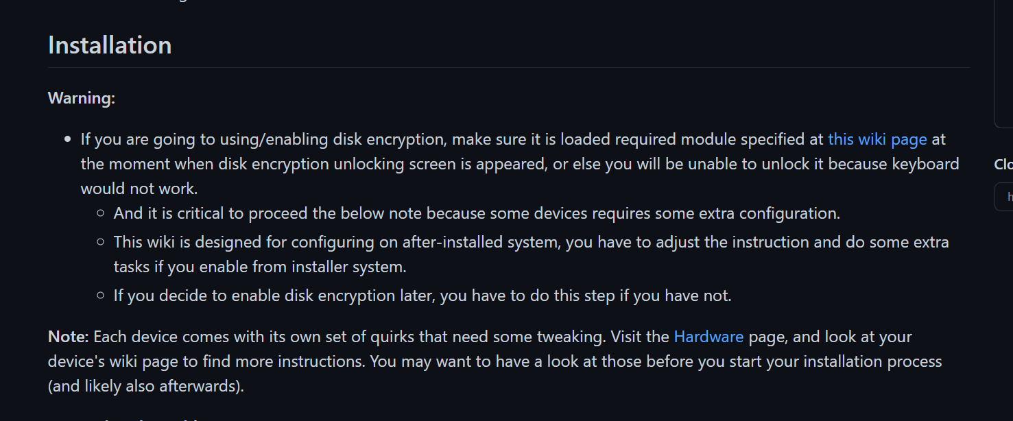 Fixing Readmemd To Indicate About Disk Encryption · Issue 912 · Linux Surfacelinux Surface