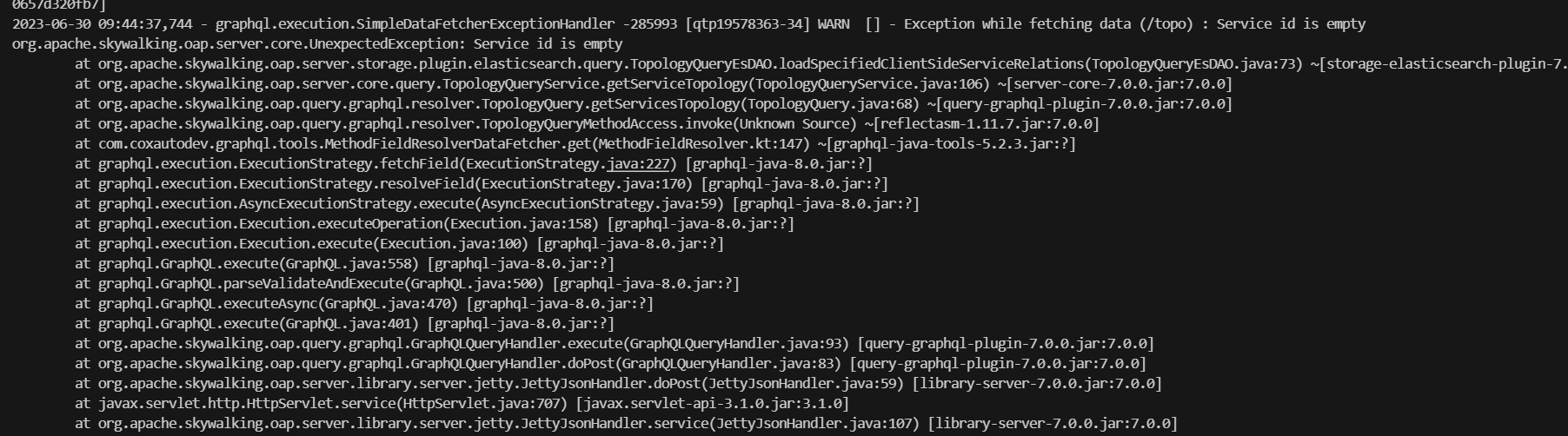 [Bug] cant't find data on skywalking UI · Issue #11016 · apache/skywalking · GitHub