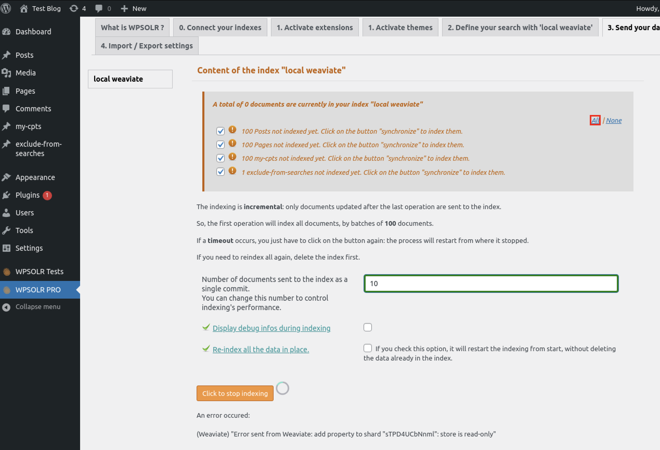 Add property to shard "DCDU9S6IYsV7": store is read-only · Issue #2348 · weaviate/weaviate · GitHub
