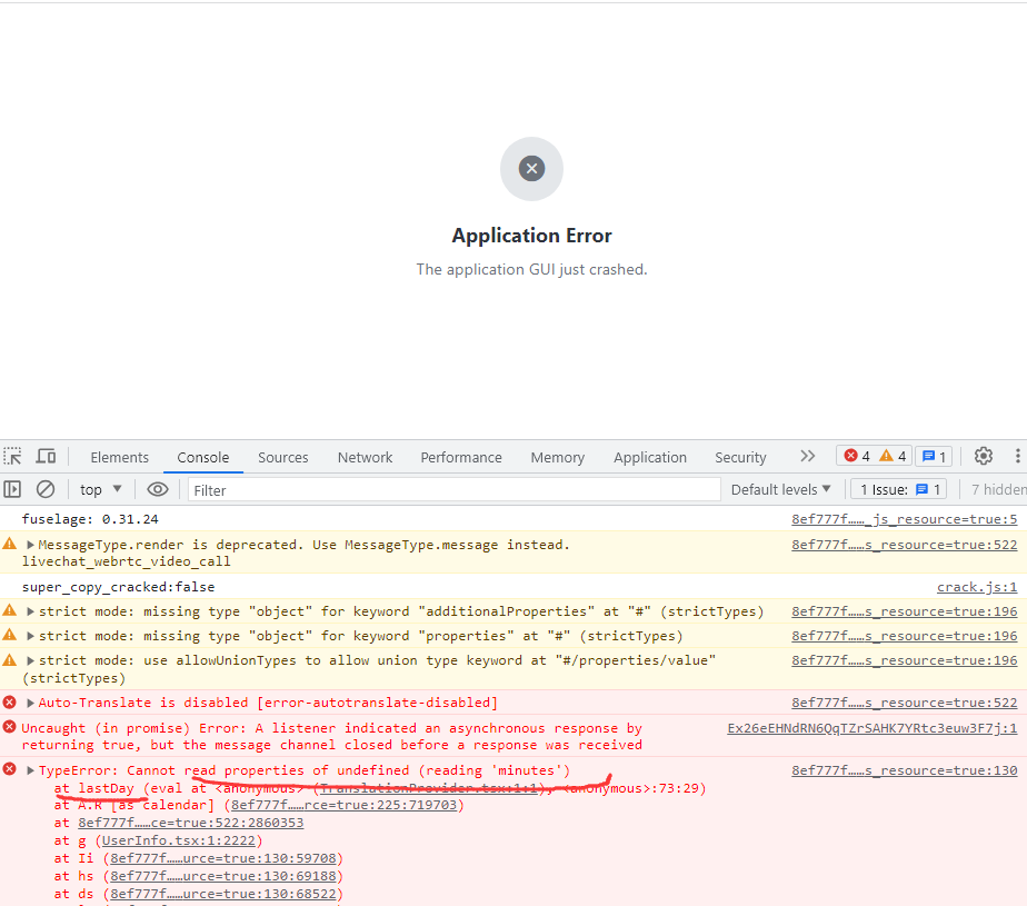 View user information GUI crash · Issue #30001 · RocketChat/Rocket.Chat ...