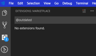 Extensions icon shows one update available when no updates · Issue ...
