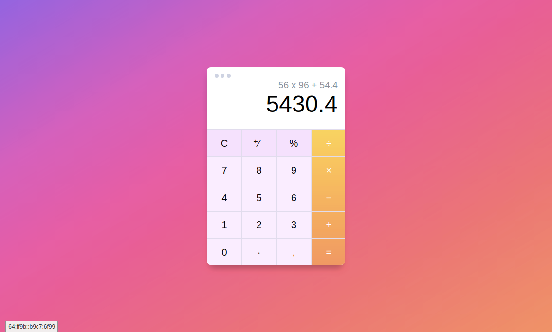 Fancy Calculator App | fancy-calculator