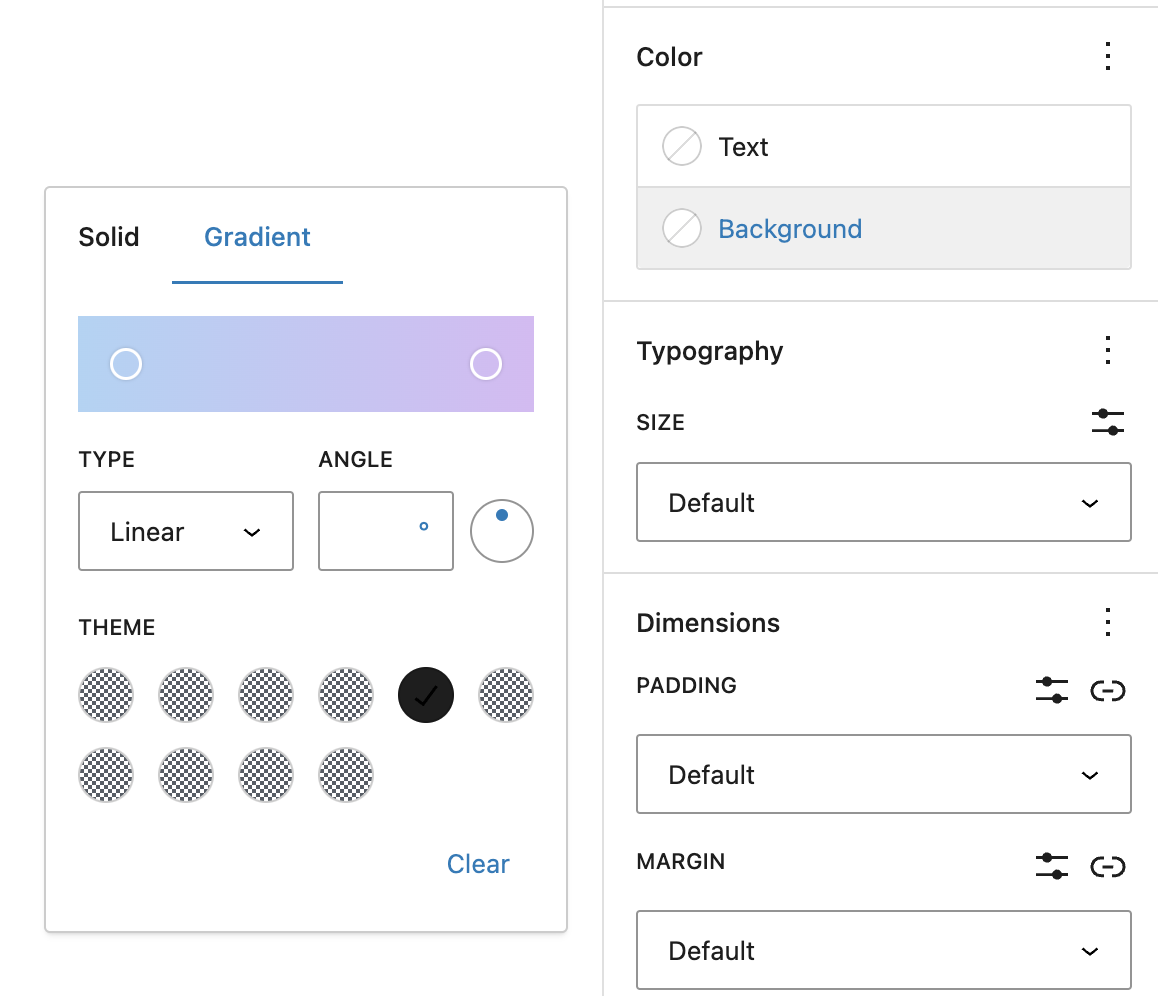 Gradient: Previews are not displayed correctly when using variables · Issue #51444 · WordPress ...