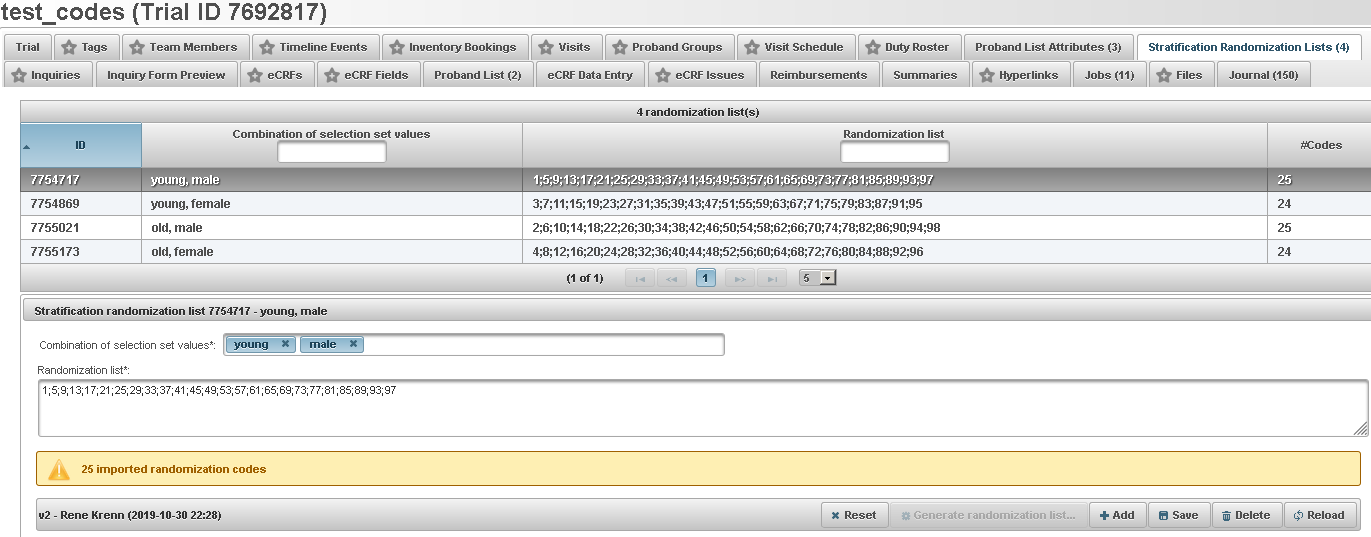 randomization list upload, blinded randomization details and "code break" · Issue #88 ...