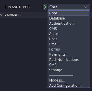 Docked Debug Toolbar should not entirely replace the 'launch config' dropdown. · Issue #140335 ...