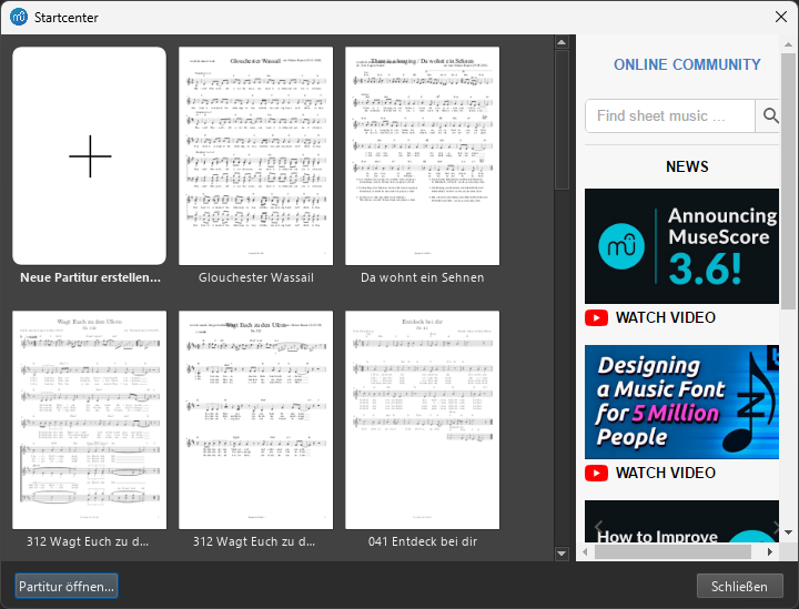 No thumbnails in Scores tab for Mu1 scores · Issue #16795 · musescore/MuseScore · GitHub