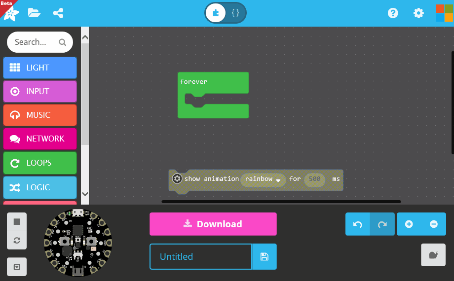 When dragging block, it disappeared. · Issue #339 · microsoft/pxt-adafruit · GitHub
