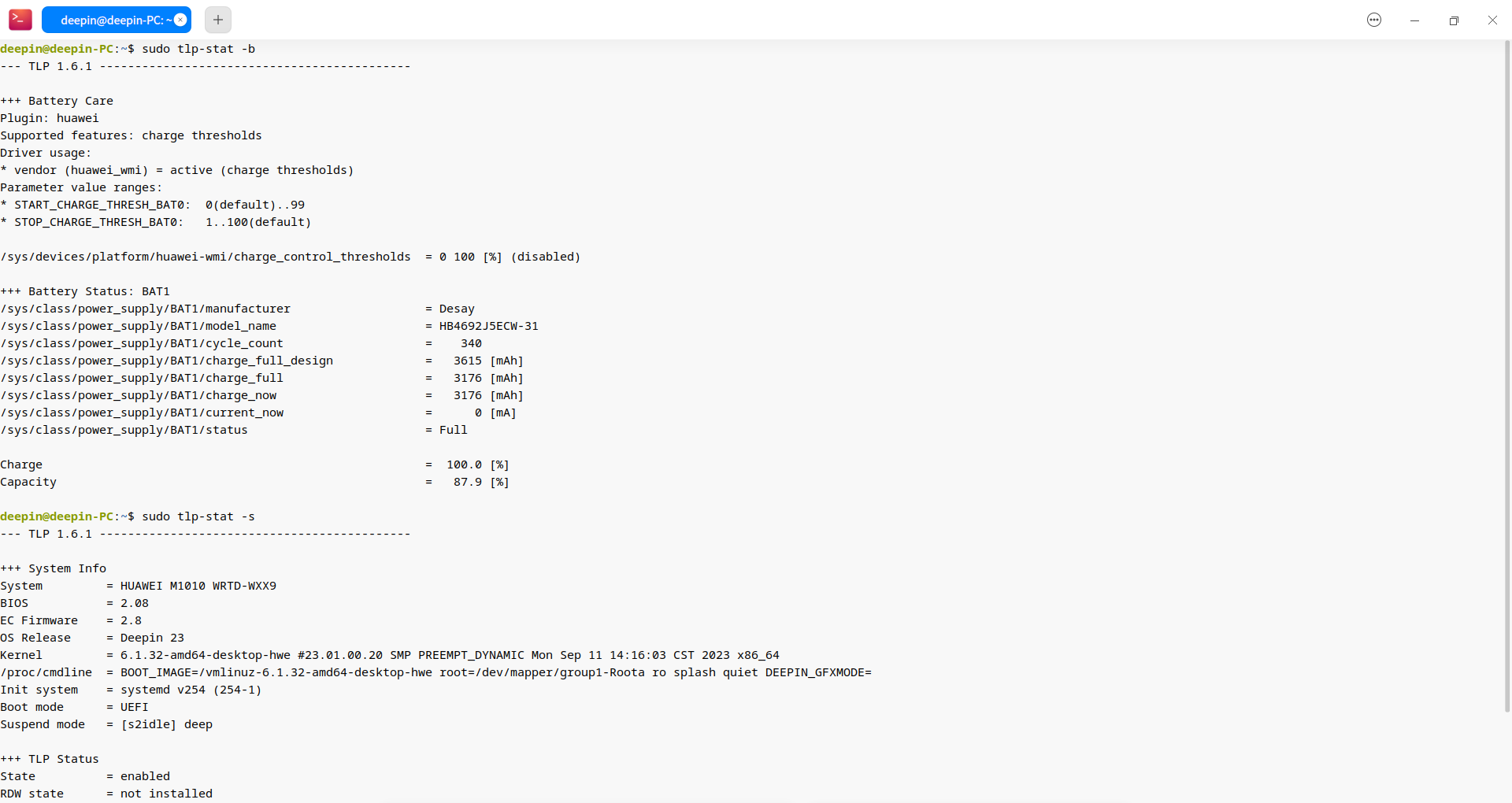 [Deepin Integration]~[V23-Beta3] chore: init by xzl01@deepin-community/tlp by deepin-community ...
