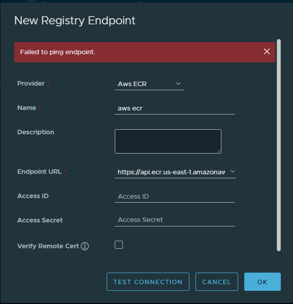 Proxy cache project using AWS ECR Public Gallery · Issue #16754 · goharbor/harbor · GitHub