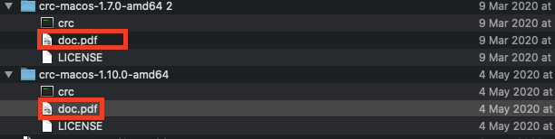 Rename PDF file in archive bundle · Issue #1251 · crc-org/crc · GitHub