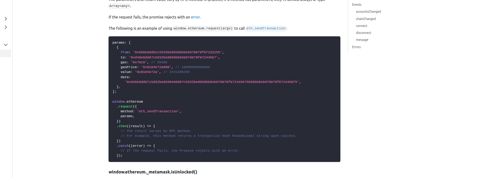 Lintingbasic Syntax Checking On Code Examples · Issue 716 · Metamaskmetamask Docs · Github