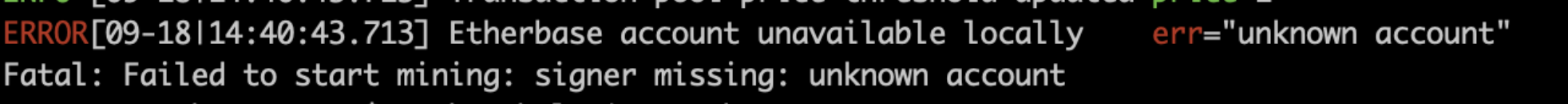 dev mode does not allow unimported etherbase · Issue #187 · etclabscore/core-geth · GitHub