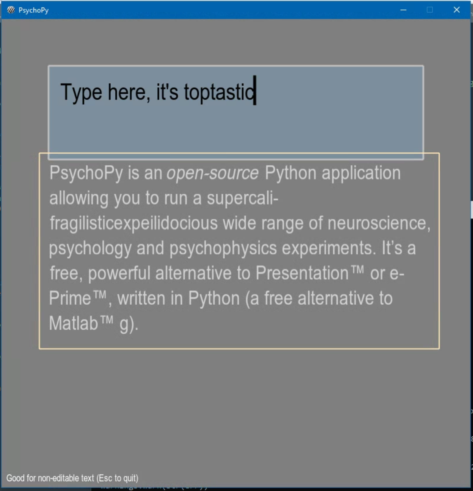 Bold characters not showing up · Issue #4270 · psychopy/psychopy · GitHub