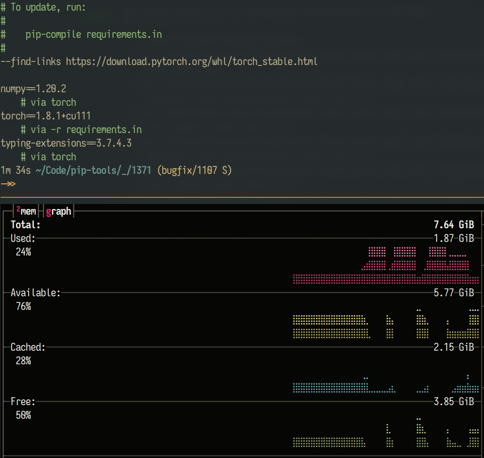 pip-compile consumes up to 10.5 GB RAM when resolving PyTorch 1.8.1 ...