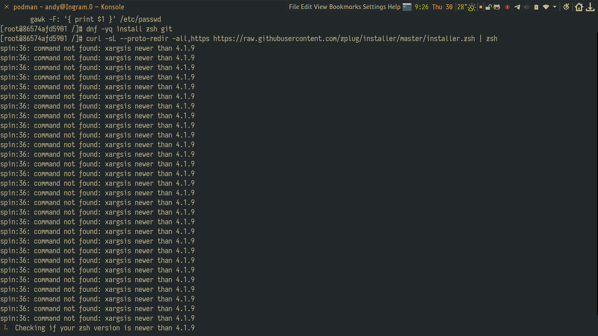 Infinite loop during installation if xargs (findutils or busybox) is not present · Issue #553 ...