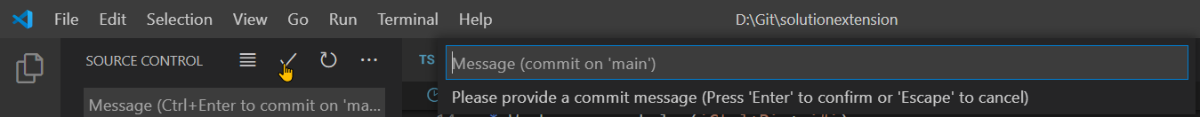Show commit message length check warning on main input box · Issue #114834 · microsoft/vscode ...