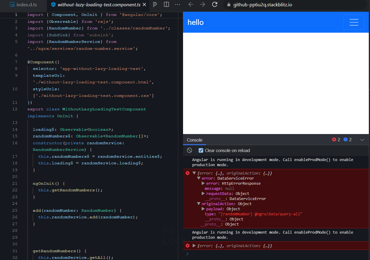 Ngrx Data showing a weird error with Angular 12 · Issue #3247 · ngrx/platform · GitHub