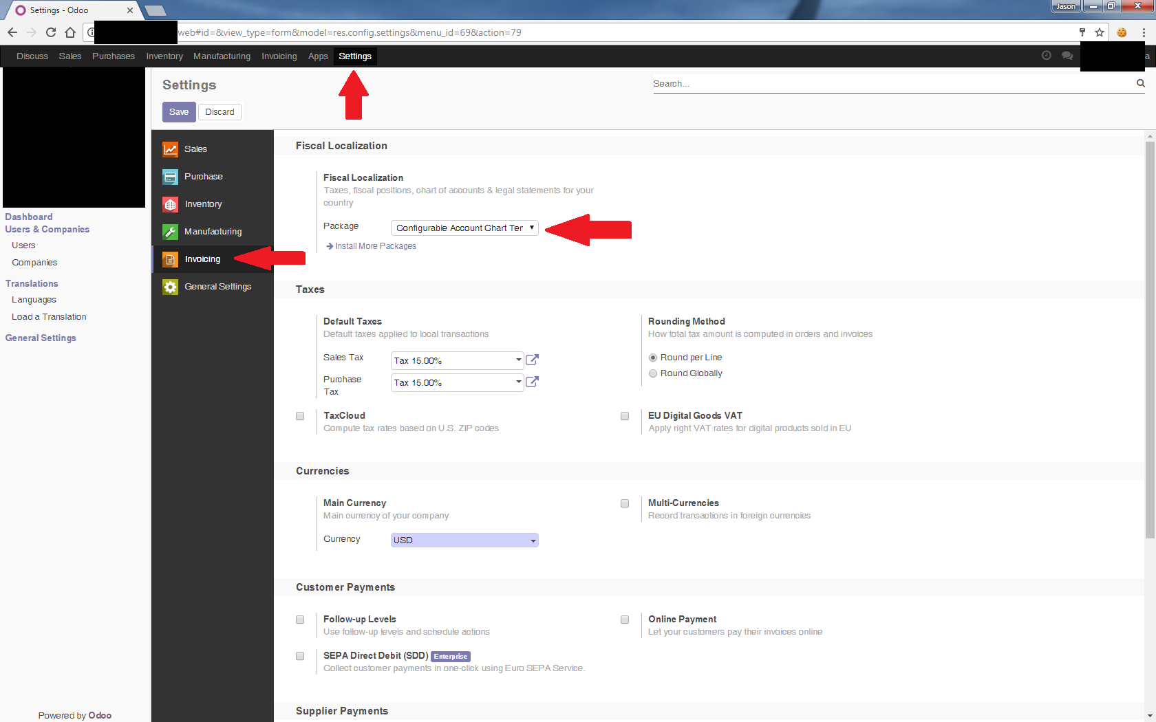 [11.0] Create or edit contact / company: "Account Receivable, ..." missing · Issue #19912 · odoo ...