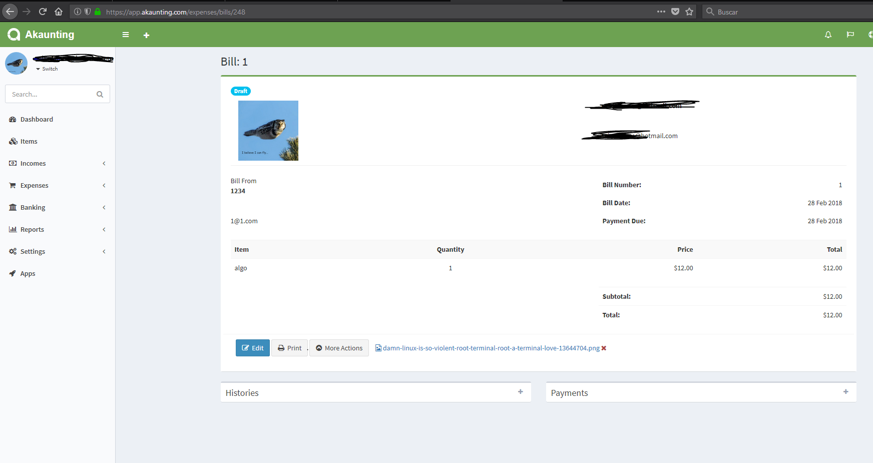 Bill attachment not working · Issue #231 · akaunting/akaunting · GitHub