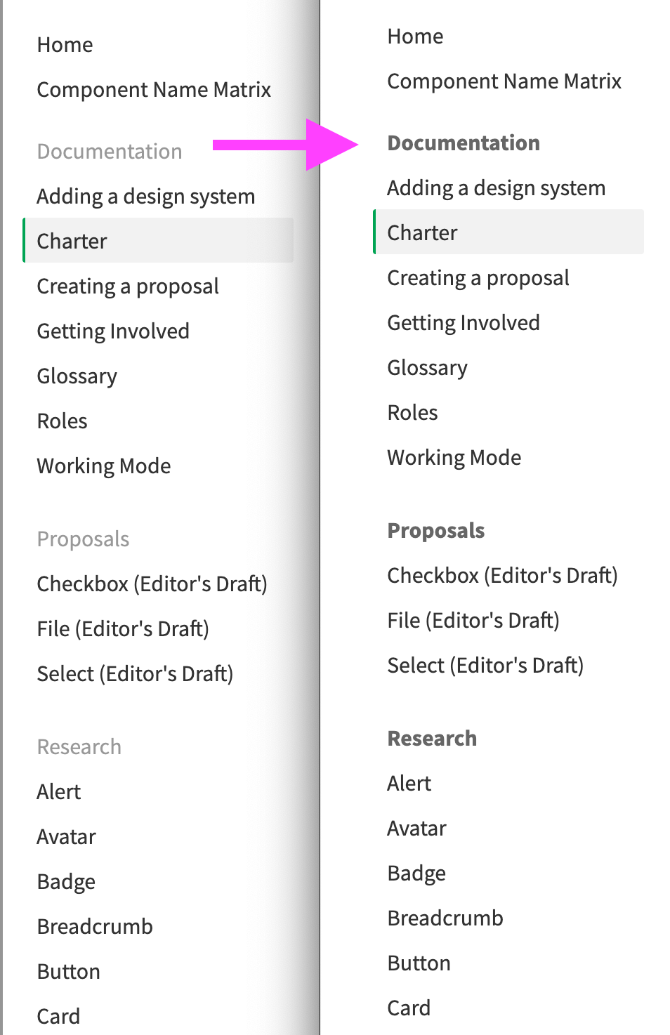 Headings in site navigation have contrast issues · Issue #377 · openui/open-ui · GitHub