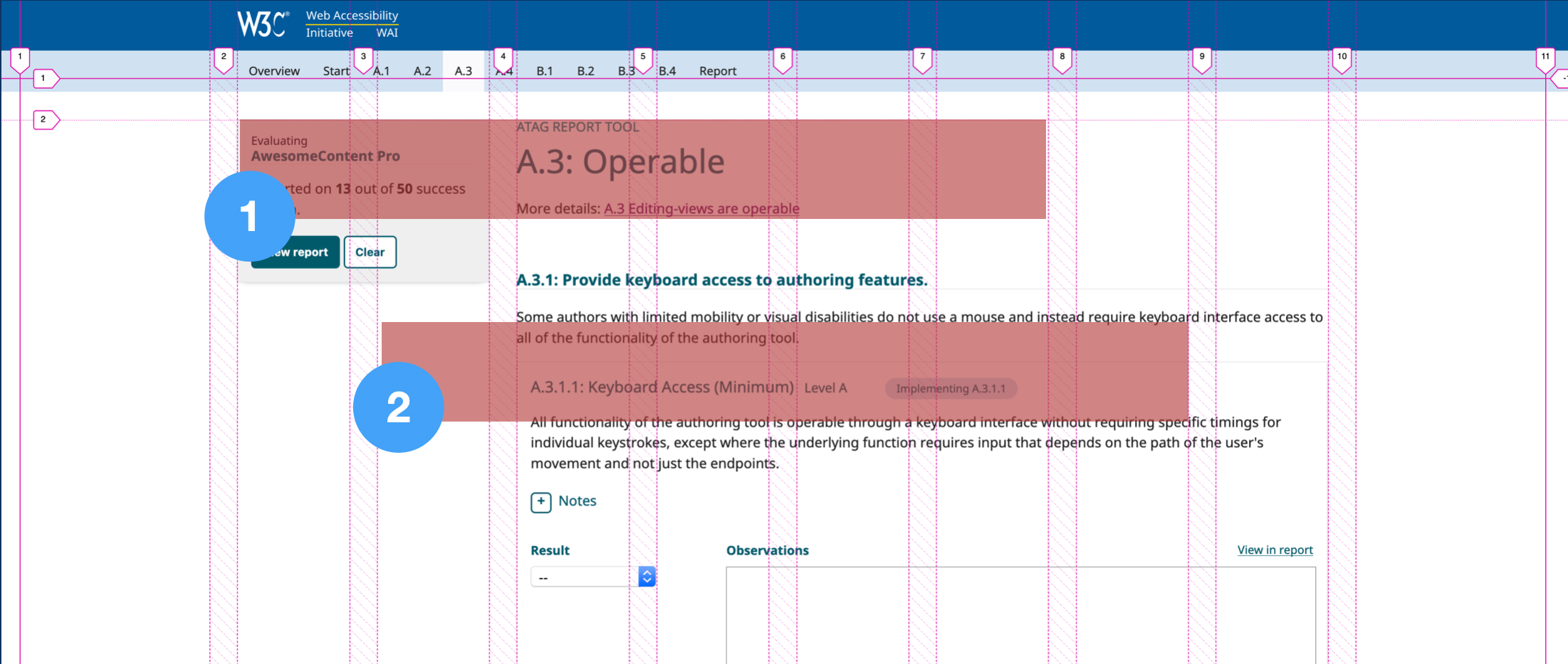 Improve "evaluation box" · Issue #60 · w3c/wai-atag-report-tool · GitHub