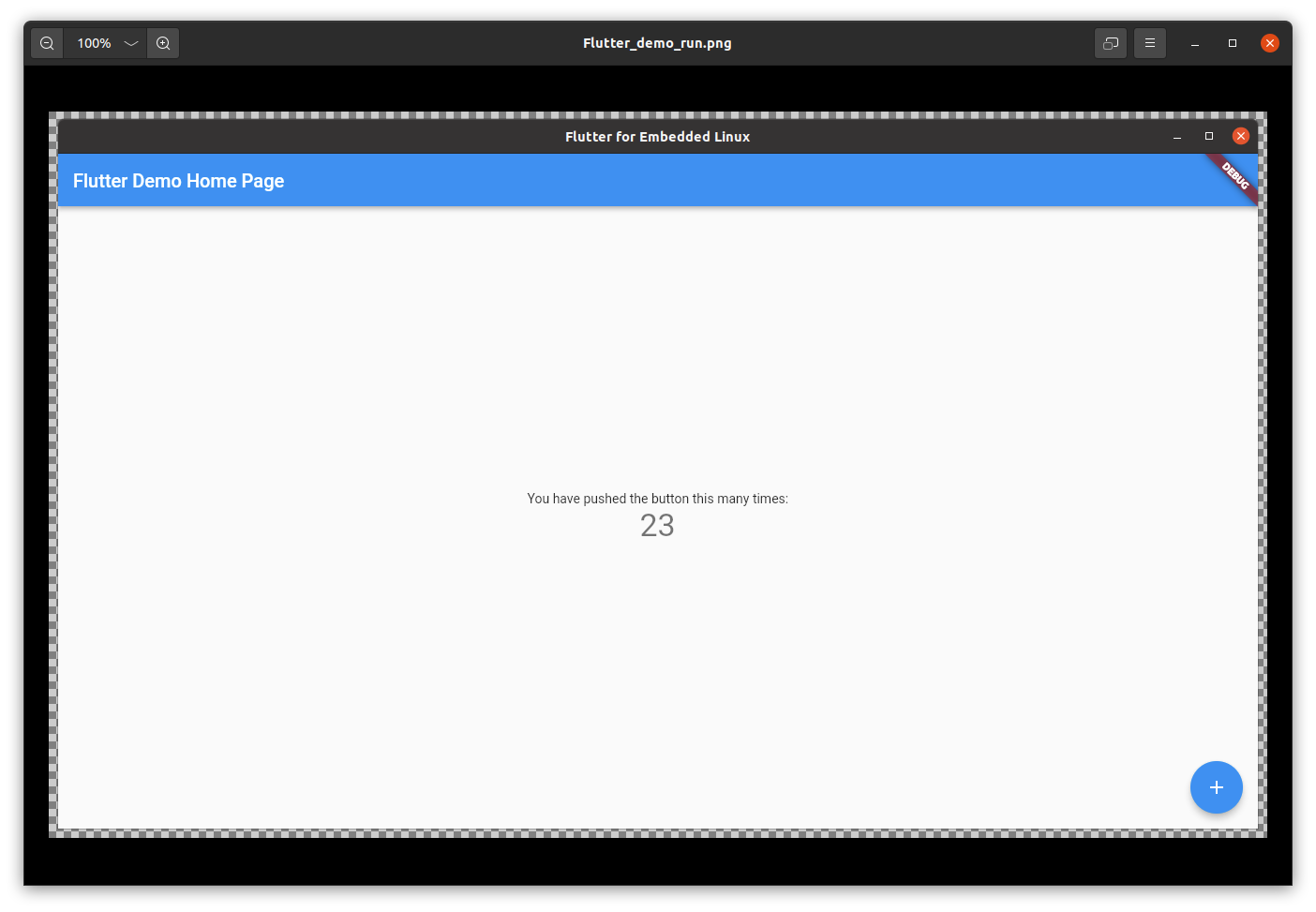 Flutter default sample application hangs after a few seconds when running on i.MX8X ARM64 target ...
