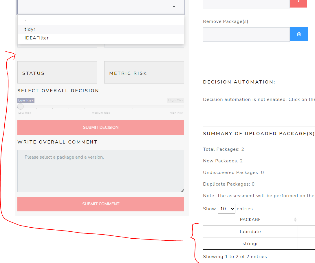 Reactivity in package control panel lost, sometimes · Issue #627 · pharmaR/riskassessment · GitHub