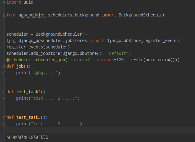 为什么一个任务会执行两次，有什么好的办法吗 · Issue #48 · jcass77/django-apscheduler · GitHub