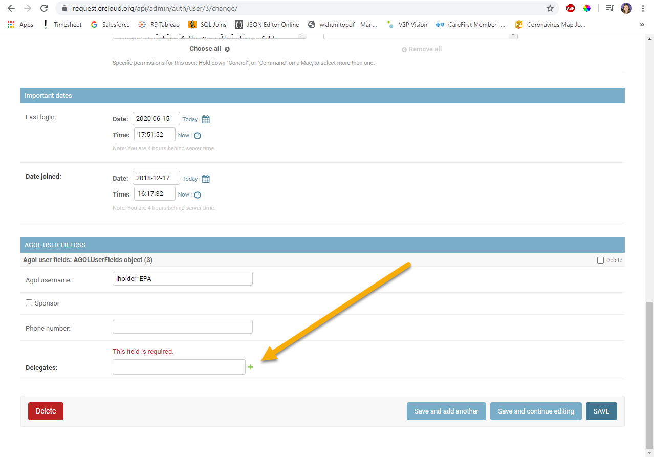 Delegate cannot be required · Issue #44 · USEPA/GeoPlatform-Request-Tool · GitHub