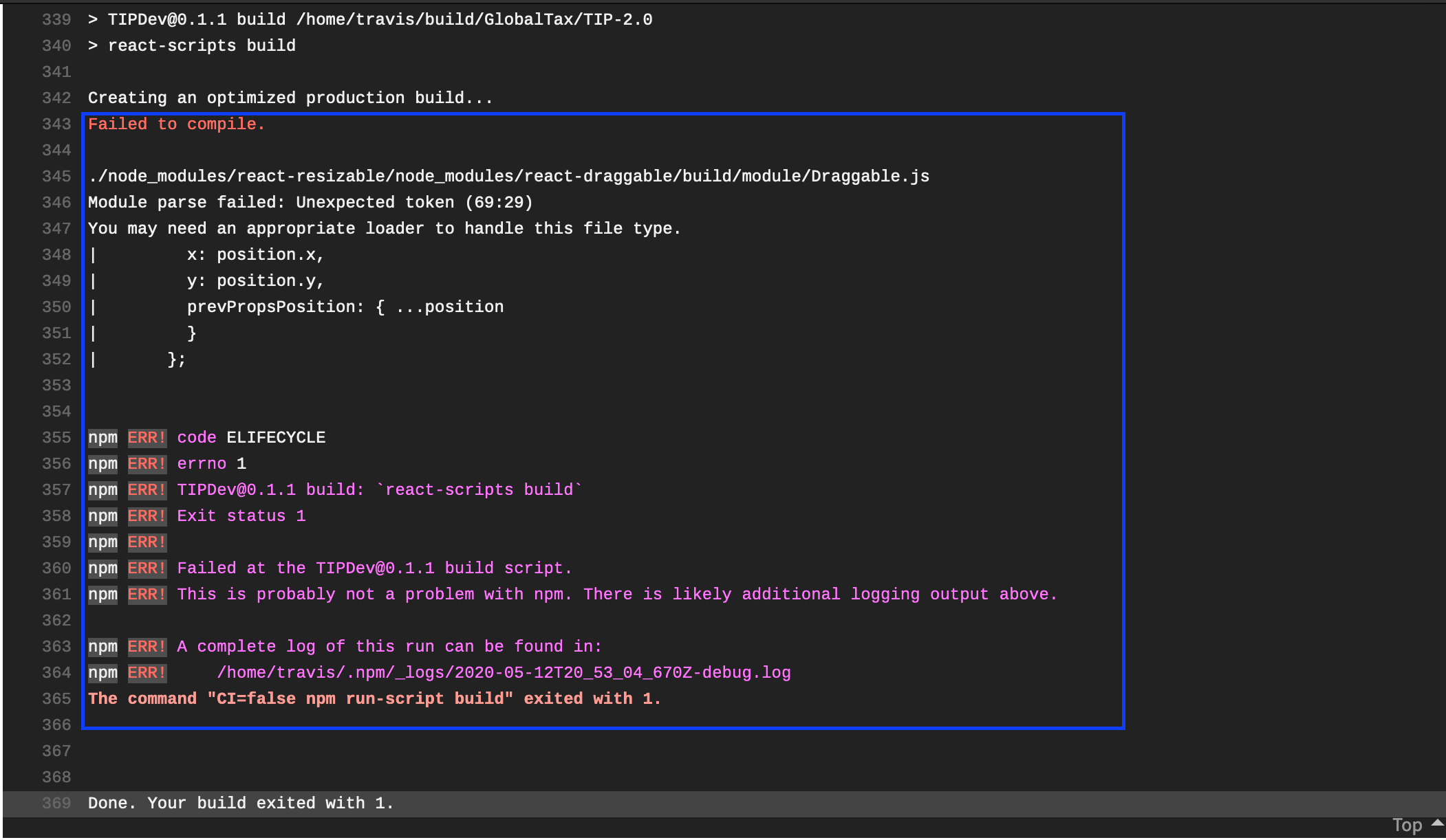 Question Module Error When Building On Travis Ci · Issue 130 · React Grid Layoutreact