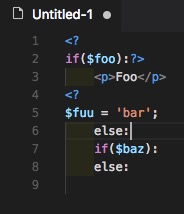 Php file alternative syntax with html markup: Code highlighting fail · Issue #32142 · microsoft ...