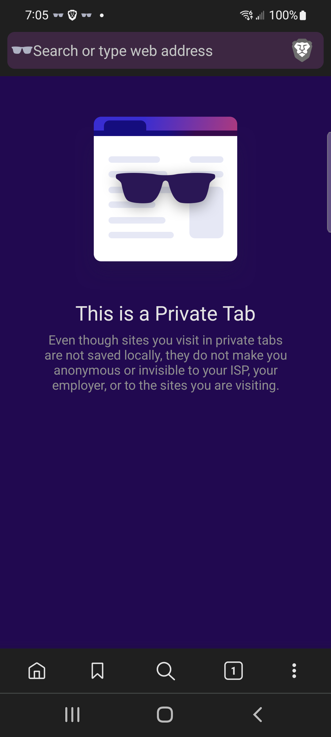 No padding between private tab favicon and address bar placeholder text ...