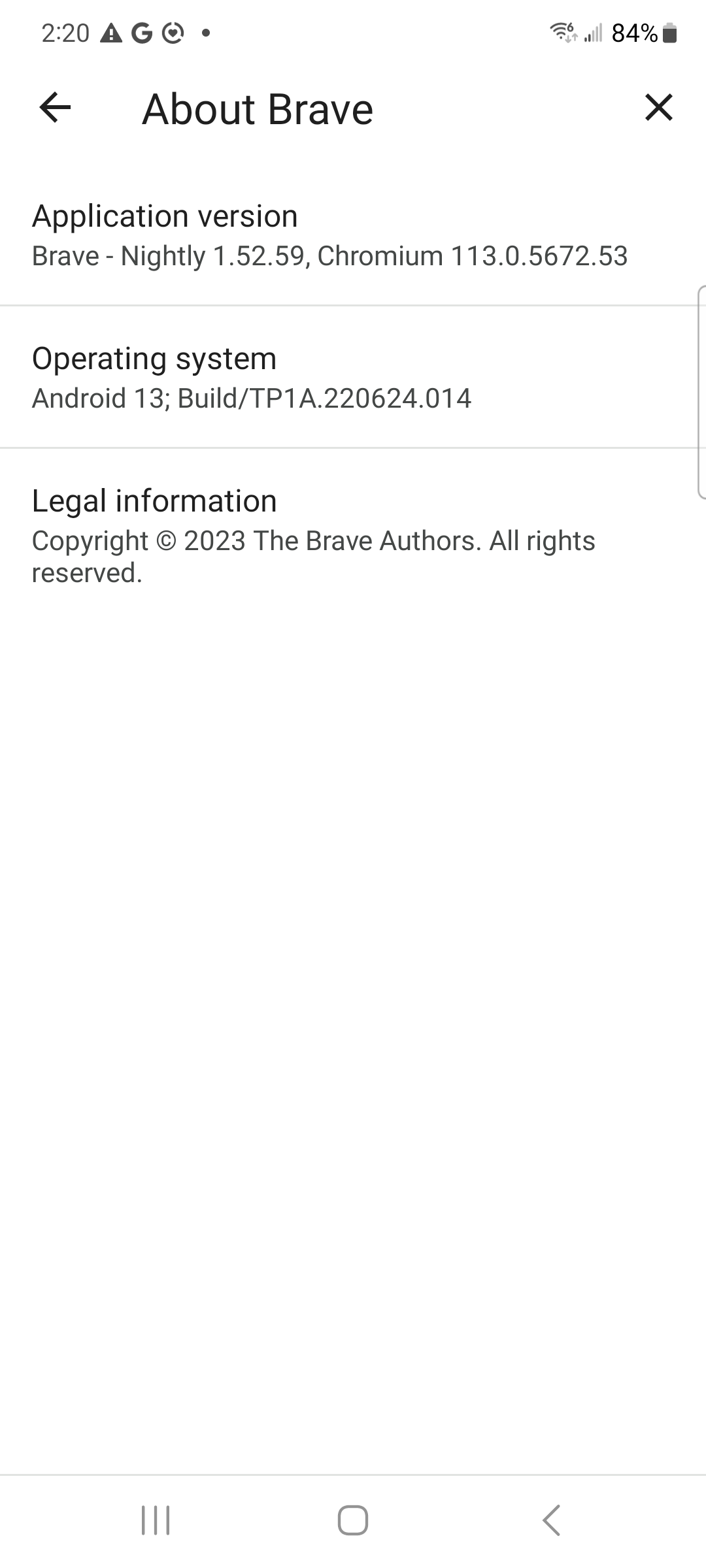 Upgrade from C112 -> C113 on `Android ARM x64` for `1.52.x - Nightly` (Checking `C113`) · Issue ...