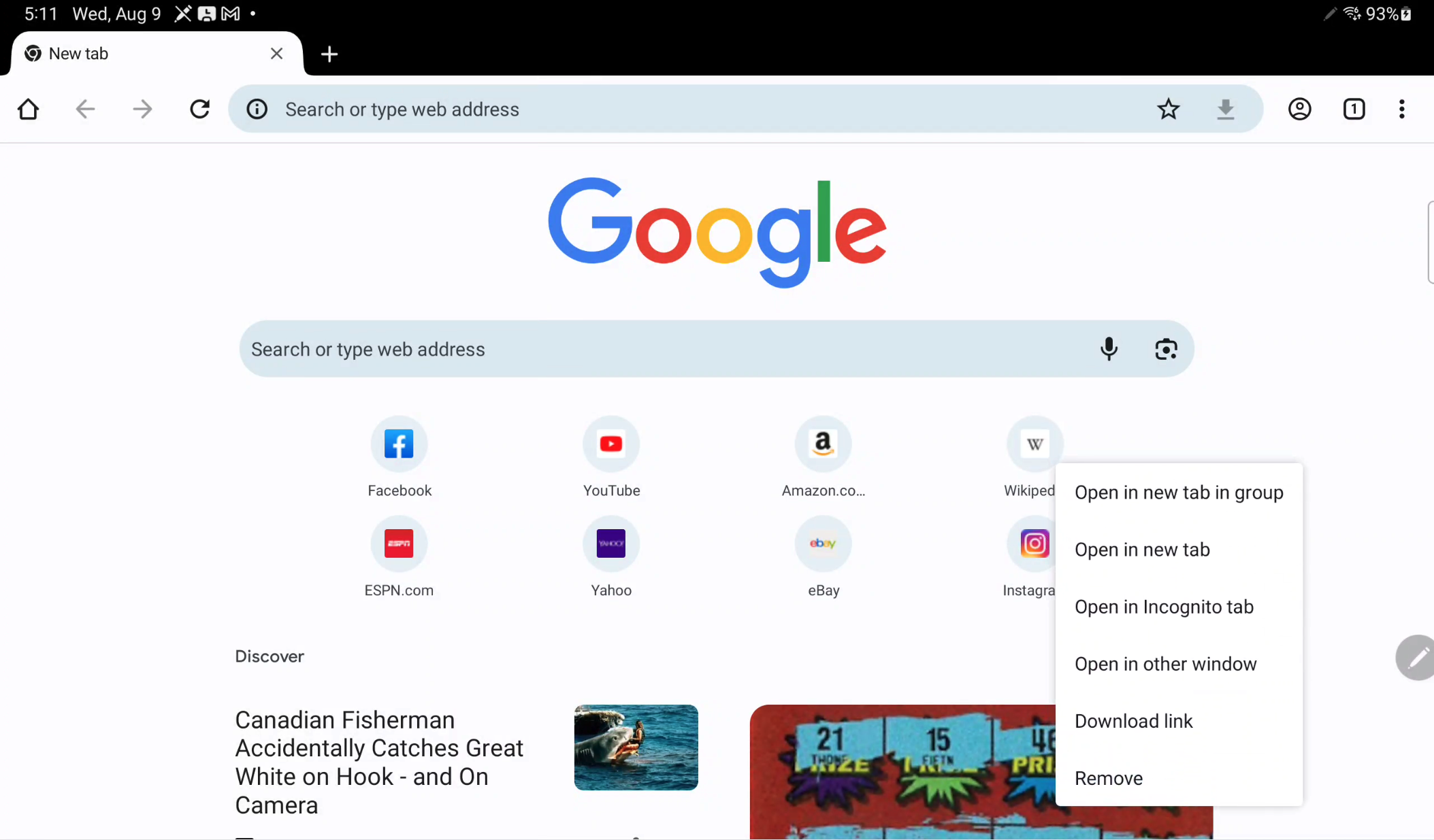 Open In New Tab Missing From Context Menu Tablet · Issue 32158 · Bravebrave Browser · Github