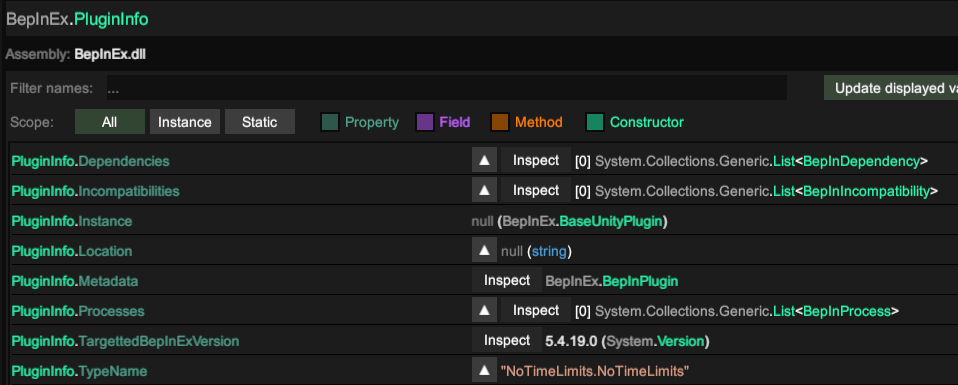 PluginInfo.Location isn't set · Issue #11 · BepInEx/BepInEx.Debug · GitHub