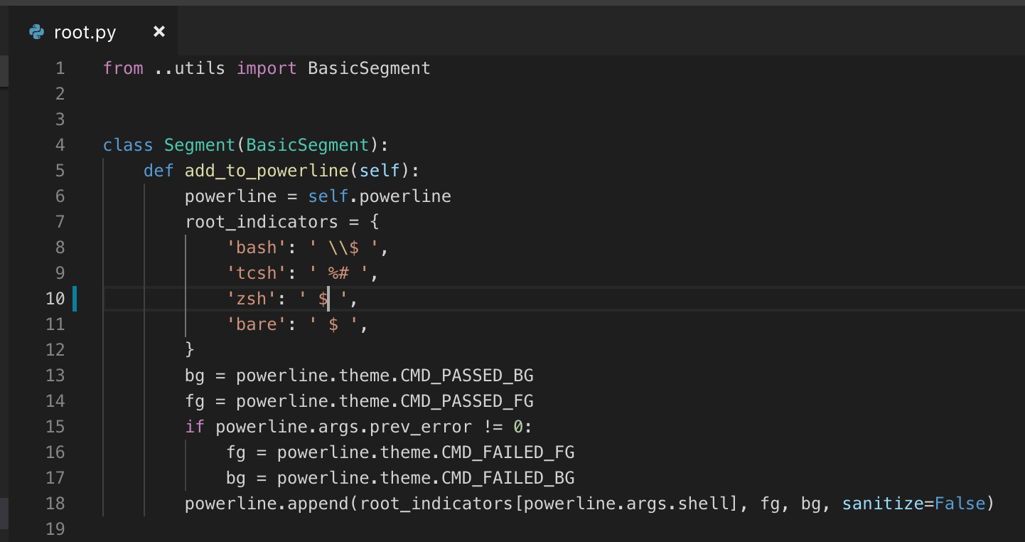 How to change the % to $ · Issue #447 · b-ryan/powerline-shell · GitHub