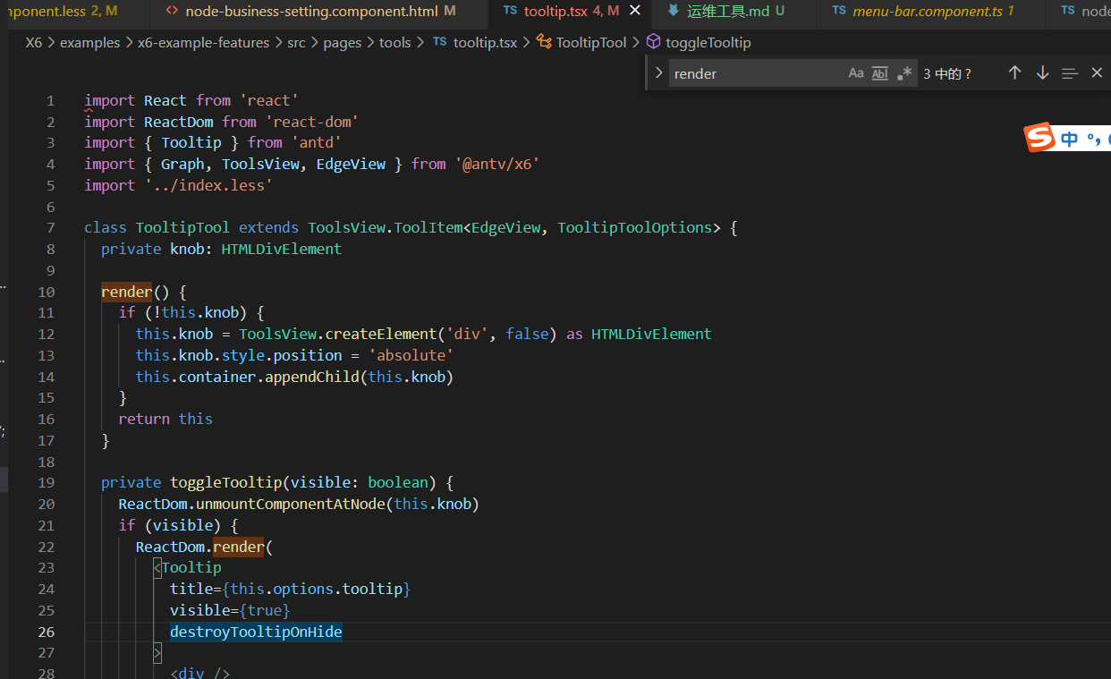 angular 中如何用tools 自定义tooltips 工具 · Issue #1683 · antvis/X6 · GitHub