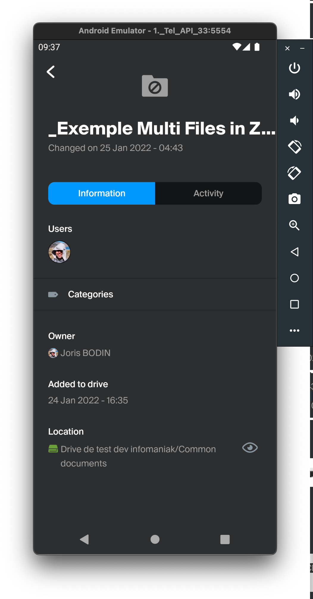Should hide `Categories menu` when not authorised · Issue #915 · Infomaniak/android-kDrive · GitHub