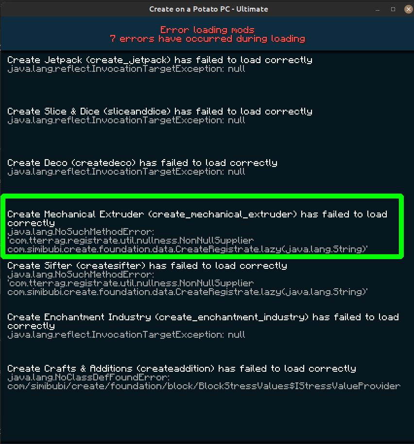 Create Mechanical Extruder Not Compatible with Create .5.1.a Update ...