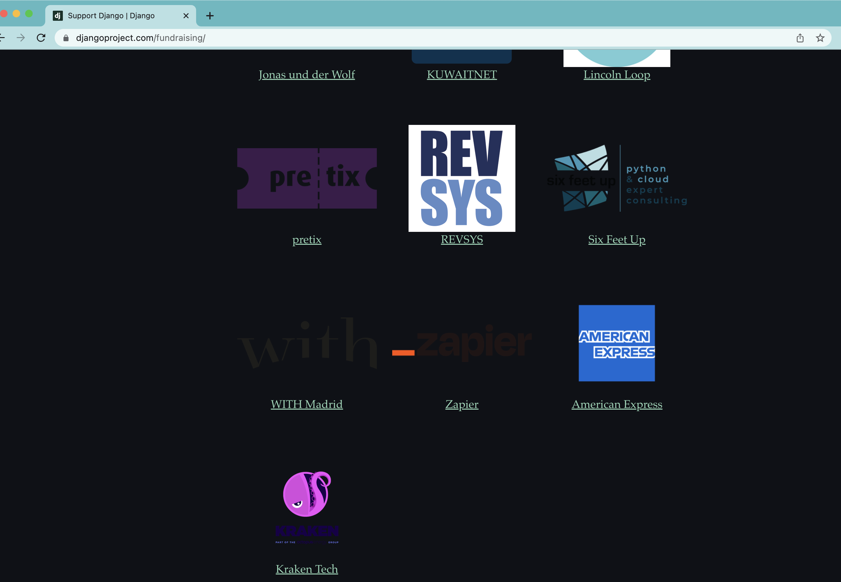 Sponsor logos are not displayed correctly · Issue #1339 · django/djangoproject.com · GitHub