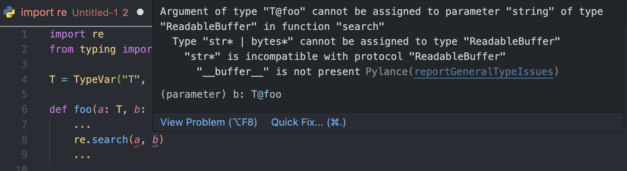 False Positive Type Error When Passing `anystr` Value To `arch` · Issue 5856 · Microsoft 