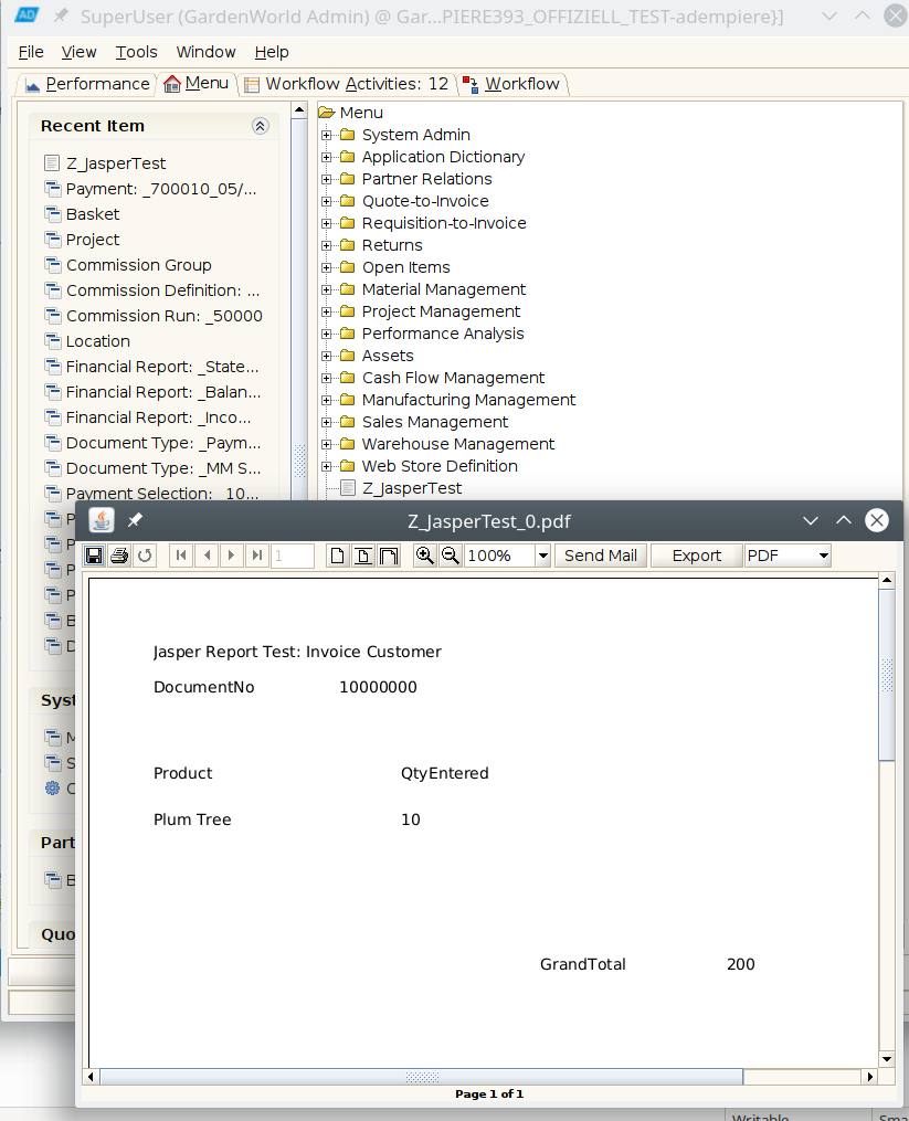 Bug Report Error When Try Print Any Jasper Report From Swing Client · Issue 4056 · Adempiere