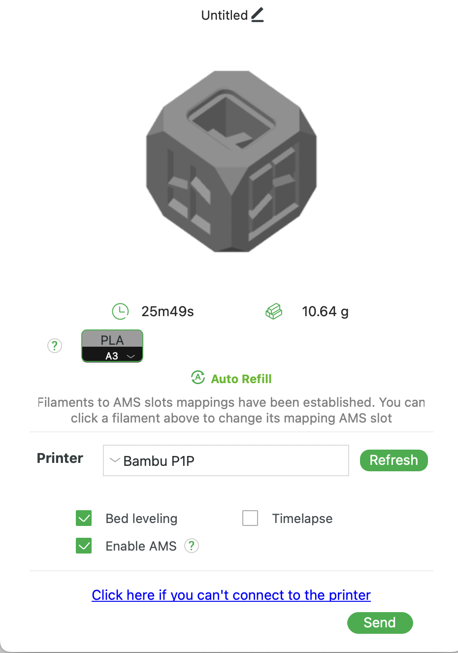 Bambu Lab "Auto Refill" Not working for P1P running AMS Unit · Issue #2419 · SoftFever ...