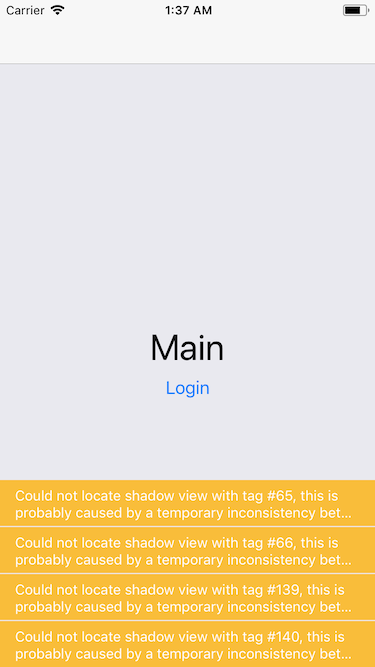 Could Not Locate Shadow View Warnings When Resetting Stacknavigator · Issue 3185 · React