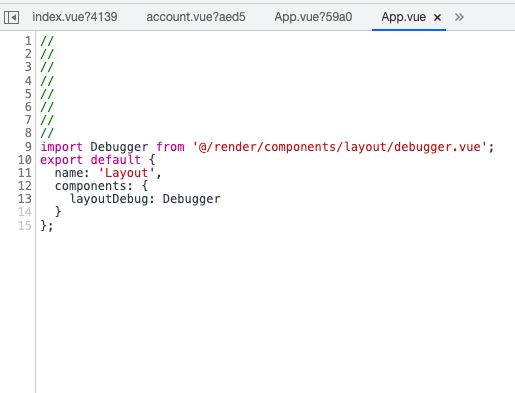 sourcemap has not template code · Issue #7130 · vuejs/vue-cli · GitHub sourcemap has not template code · Issue #7130 · vuejs/vue-cli · GitHub