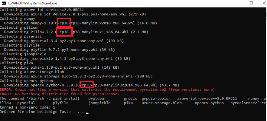 Unable to install pyrealsense2 in docker (windows) · Issue #6883 ...
