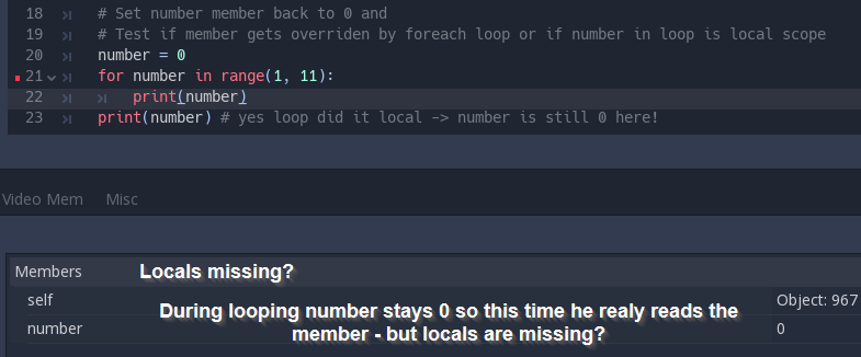 Debugger - for loop displays wrong locals and members with same name · Issue #25133 ...